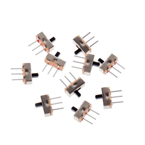 "5pcs SPST Slide Switch for Simple Circuit Control"